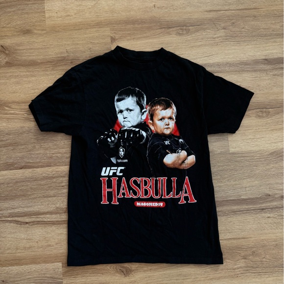 UFC | Shirts | Ufc Hasbulla Magomedov Black Tshirt With Graphic Design ...